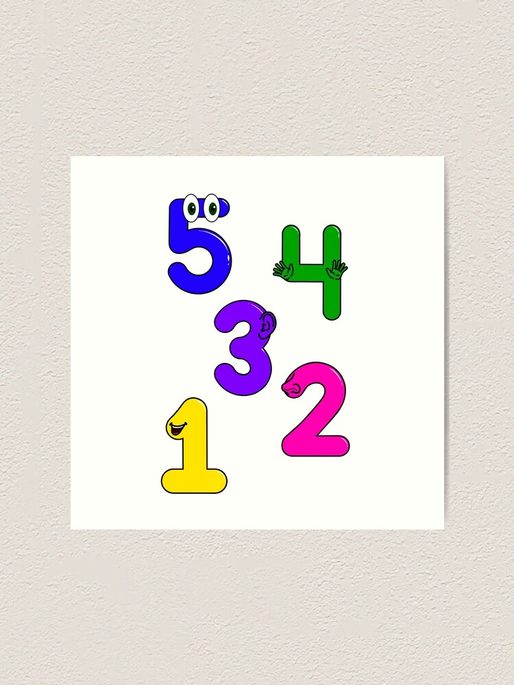 "5,4,3,2,1 Grounding Exercise" Art Print by ryleehutsell | Redbubble