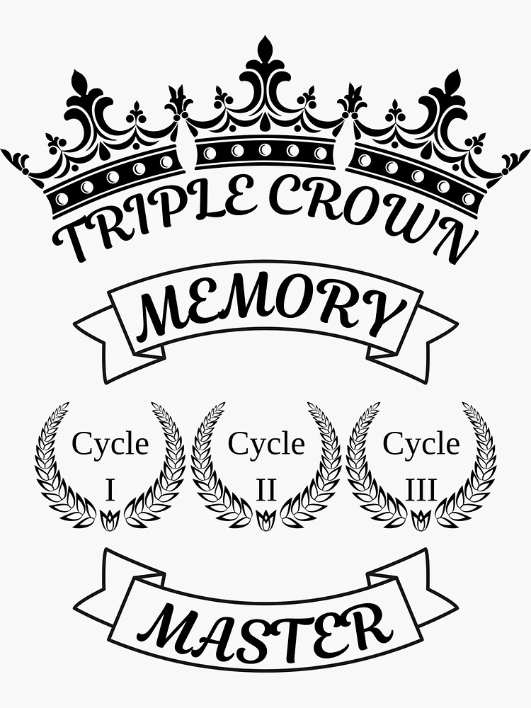 "Triple Crown - Classical Conversations - Memory Master - Black ...