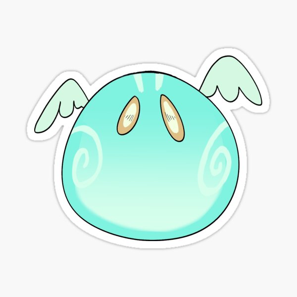 "Anemo Slime Genshin" Sticker for Sale by zazozaliad | Redbubble