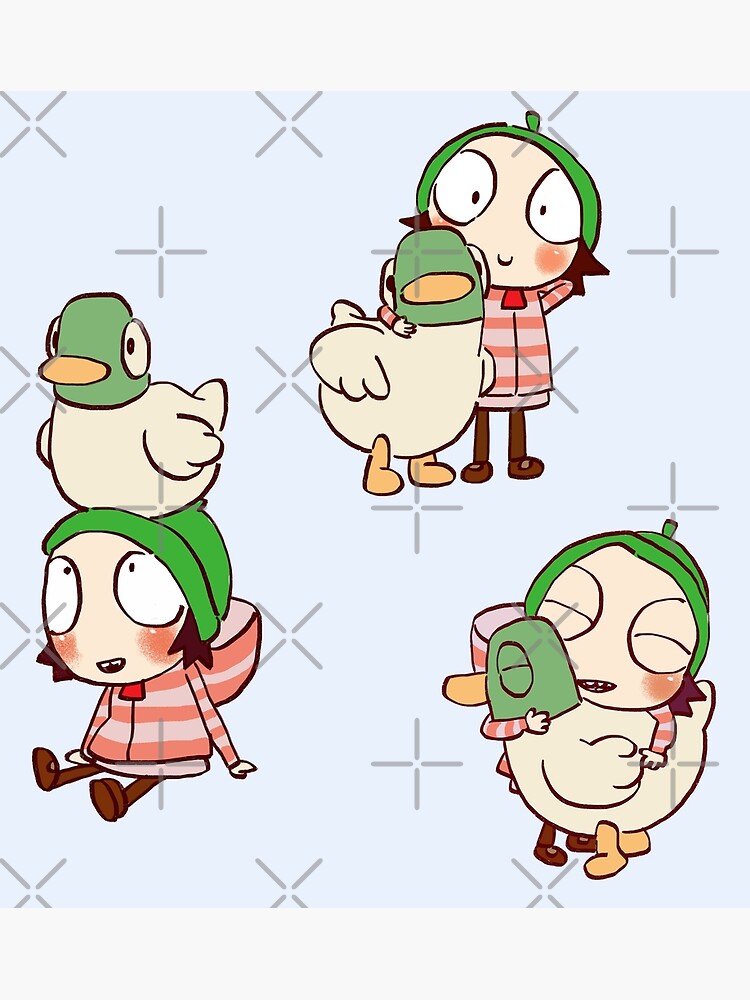 Lámina fotográfica «mi paquete surtido de sarah y pato / dibujos ...