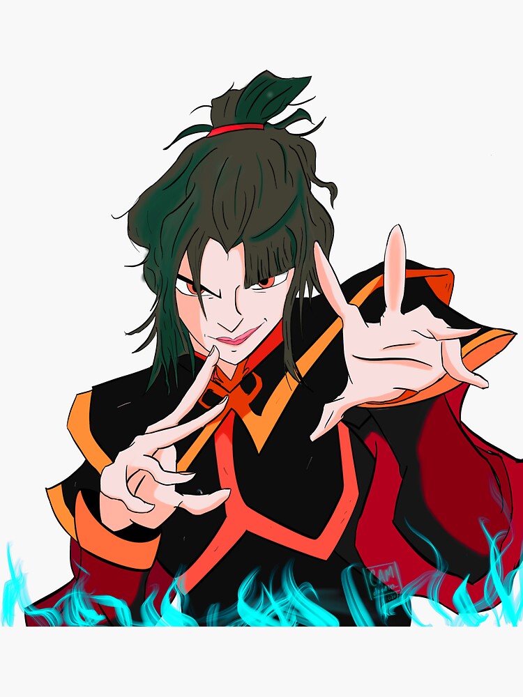 "Princess Azula" Sticker for Sale by cam-doodles | Redbubble