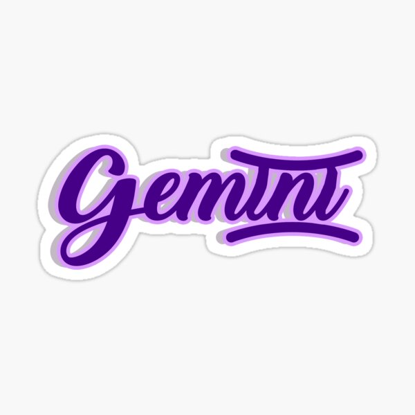 "Gemini Zodiac Sign Sticker" Sticker by SunsetCreative | Redbubble