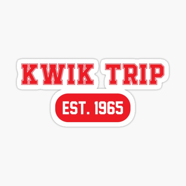 "Kwik Trip EST 1965" Sticker for Sale by UnicornEmpireCo | Redbubble