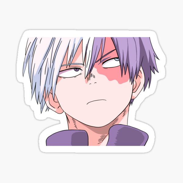 "Shoto Todoroki - My Hero Academia" Sticker for Sale by nikxdesign ...