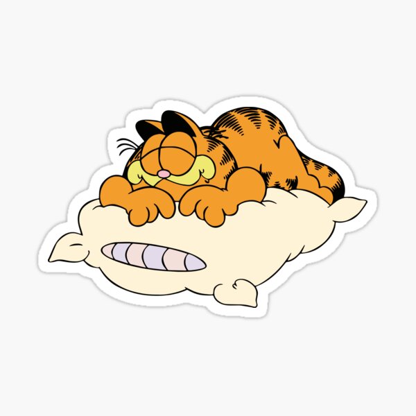 "Garfield" Sticker for Sale by aimanmesleh | Redbubble