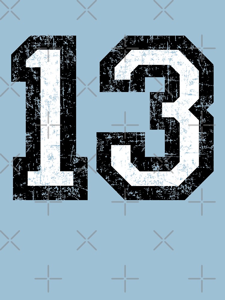 "Number Thirteen - No. 13 (two-color) white" T-shirt by theshirtshops ...