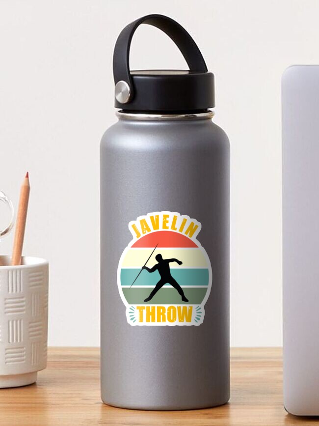 "Vintage javelin throw " Sticker for Sale by sid1497 | Redbubble