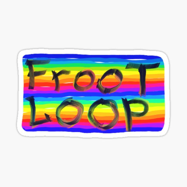 "Froot Loop" Sticker for Sale by nez85 | Redbubble
