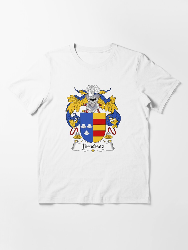 "Jimenez Coat of Arms/Family Crest" Essential T-Shirt for Sale by ...