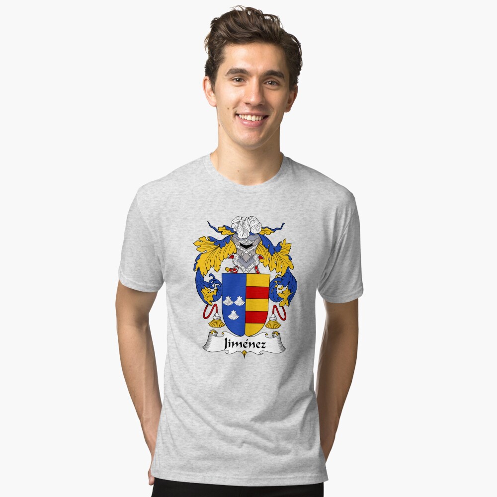 "Jimenez Coat of Arms/Family Crest" Sticker for Sale by William Martin ...