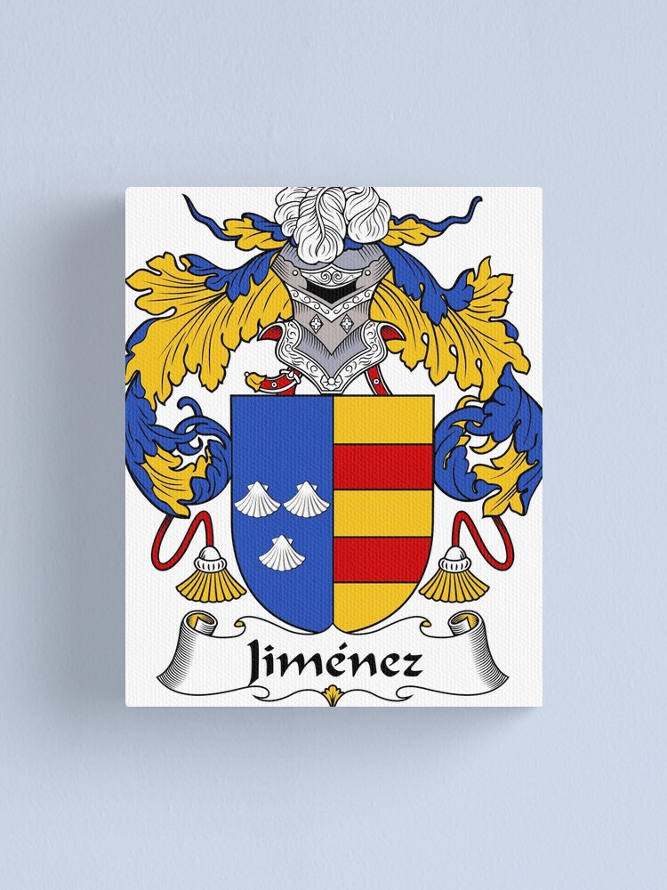 "Jimenez Coat of Arms/Family Crest" Canvas Print for Sale by ...