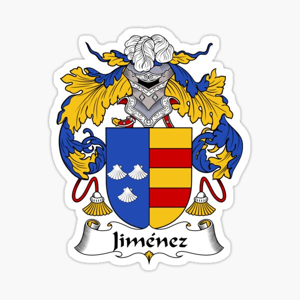 "Jimenez Coat of Arms/Family Crest" Sticker for Sale by carpediem6655 ...