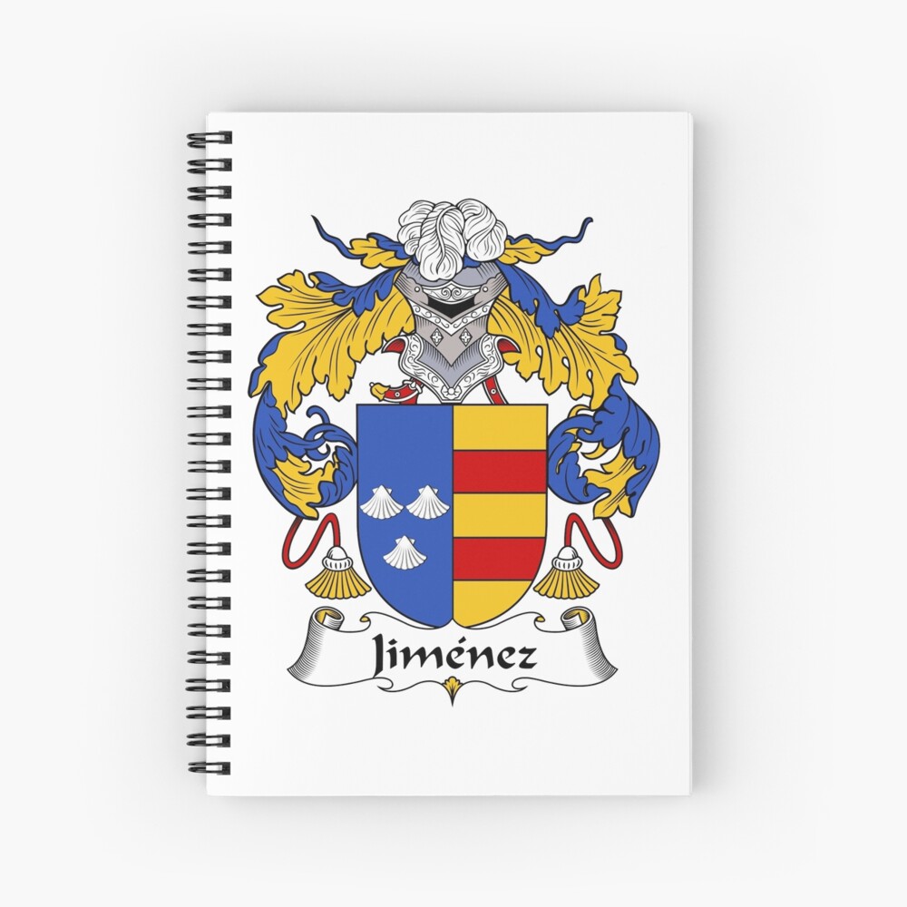 Cuaderno de espiral «Escudo de armas de Jiménez / cresta de la familia ...