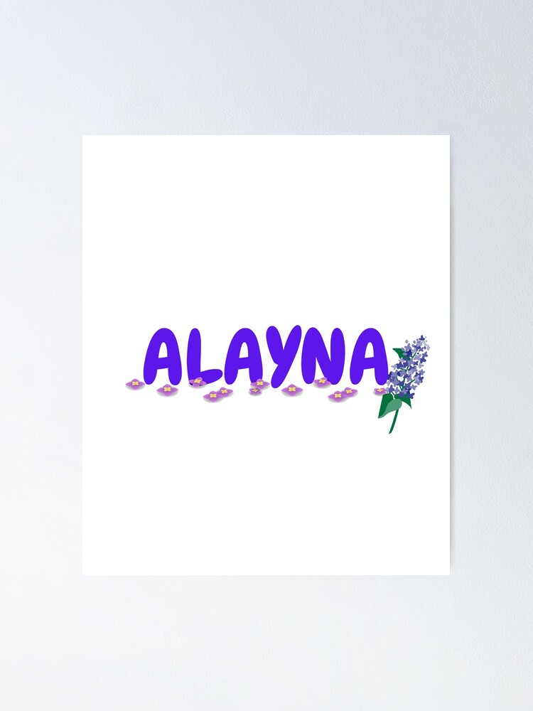 "Alayna" Poster by SanaHaddad | Redbubble