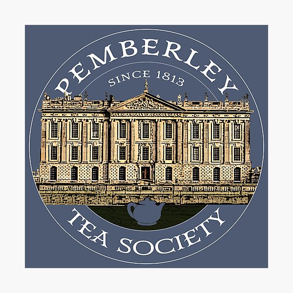Lámina fotográfica «Sociedad de té de Pemberley desde 1813 - Orgullo y ...