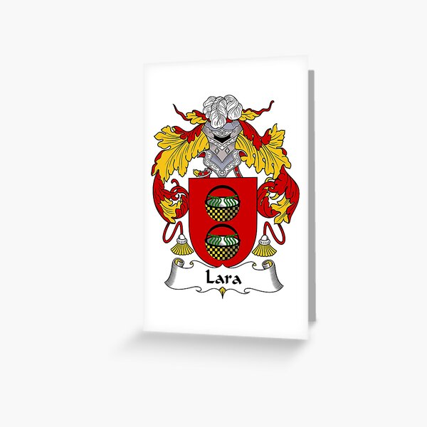 "Lara Coat of Arms/Family Crest" Greeting Card for Sale by William ...