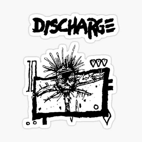 "Discharge" Sticker for Sale by PsychoProjectTS | Redbubble
