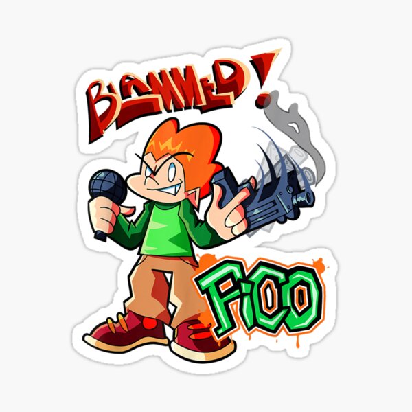 "Friday Night Funkin Pico And His Toy" Sticker for Sale by EarlWard ...