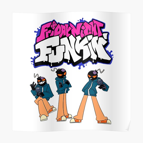 "Friday Night Funkin Whitty For Kids Men Women" Poster for Sale by ...