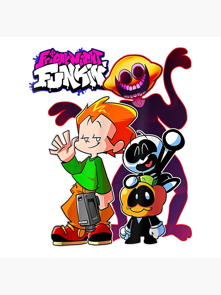 "Funny Friday Night Funkin Art Pico And Friend" Poster by EarlWard ...