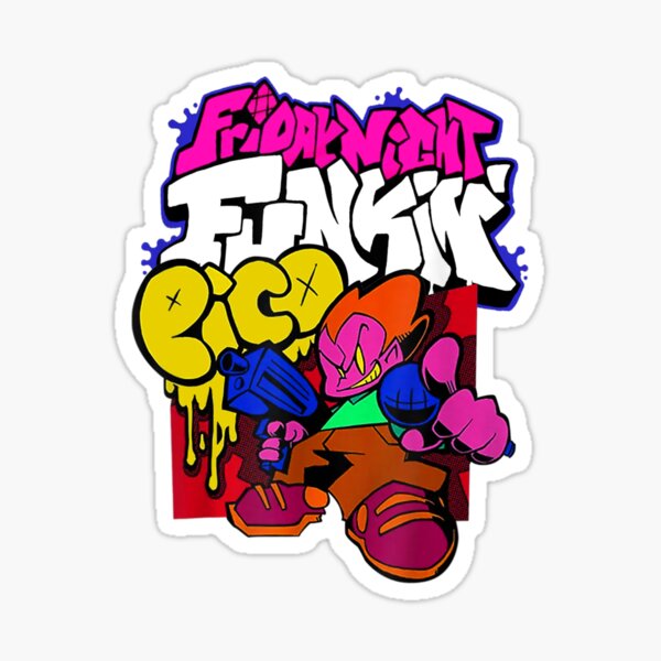 "Friday Night Funkin with Pico" Sticker for Sale by EarlWard | Redbubble