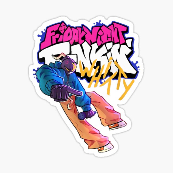"Friday Night Funkin Whitty For Men Women Kids" Sticker for Sale by ...