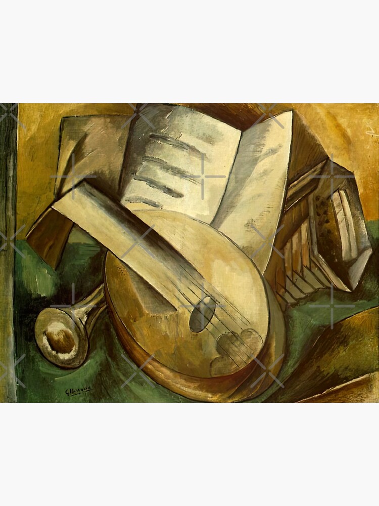 "Georges Braque, musical instruments" Art Board Print for Sale by ...
