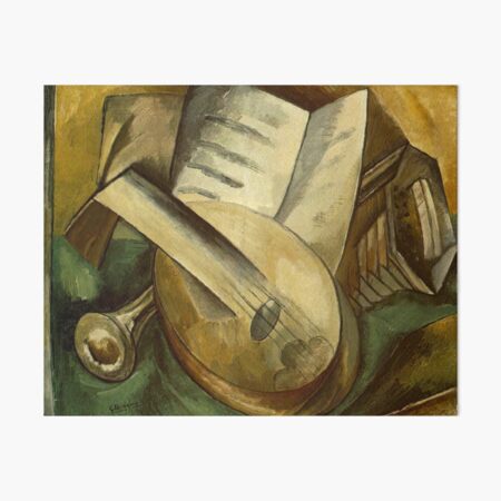 "Georges Braque, musical instruments" Art Board Print for Sale by ...