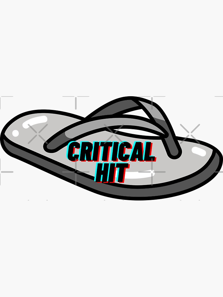 "Asian Mom Weapon Slippers" Sticker by Junabels | Redbubble