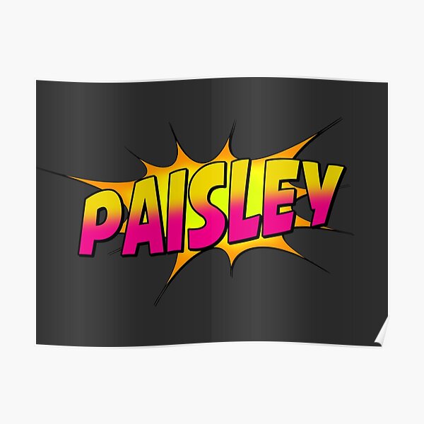 "Paisley" Poster by rogue-design | Redbubble