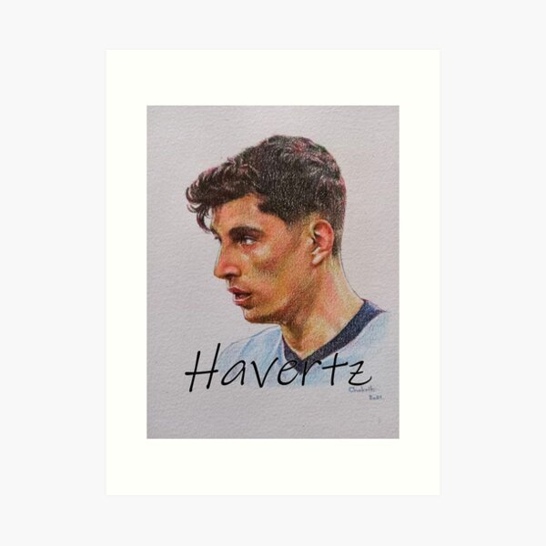 "Kai havertz drawing" Art Print by thailetters | Redbubble