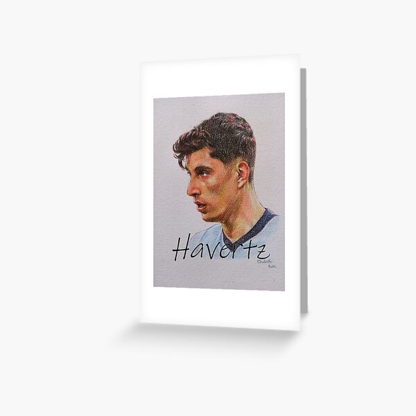 "Kai havertz drawing" Greeting Card for Sale by thailetters | Redbubble