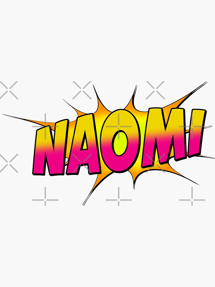 "Naomi" Sticker for Sale by rogue-design | Redbubble