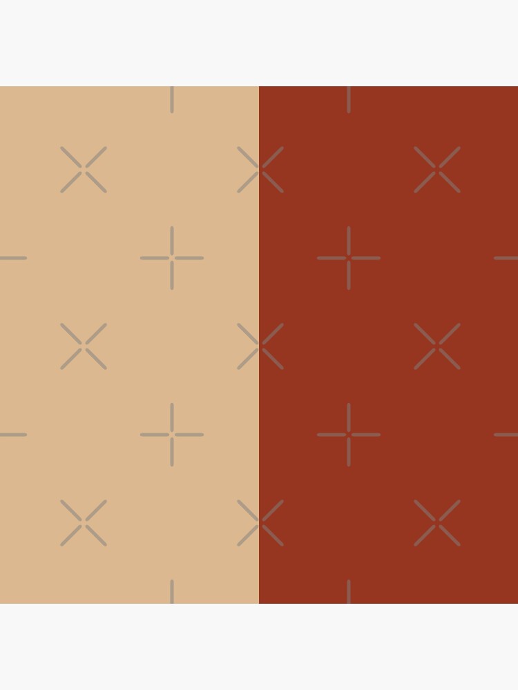 "Beige and Rusty Brown Solid Color" Sticker for Sale by PabloPatterns ...