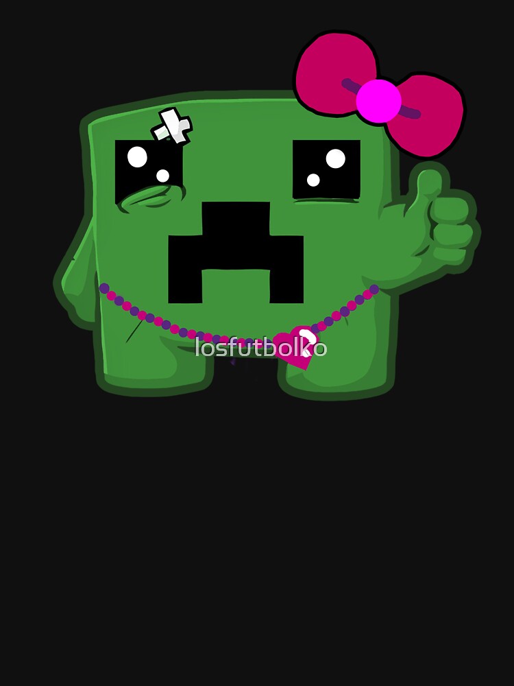 Creeper Girls Minecraft Pullover Hoodie For Sale By Losfutbolko Redbubble
