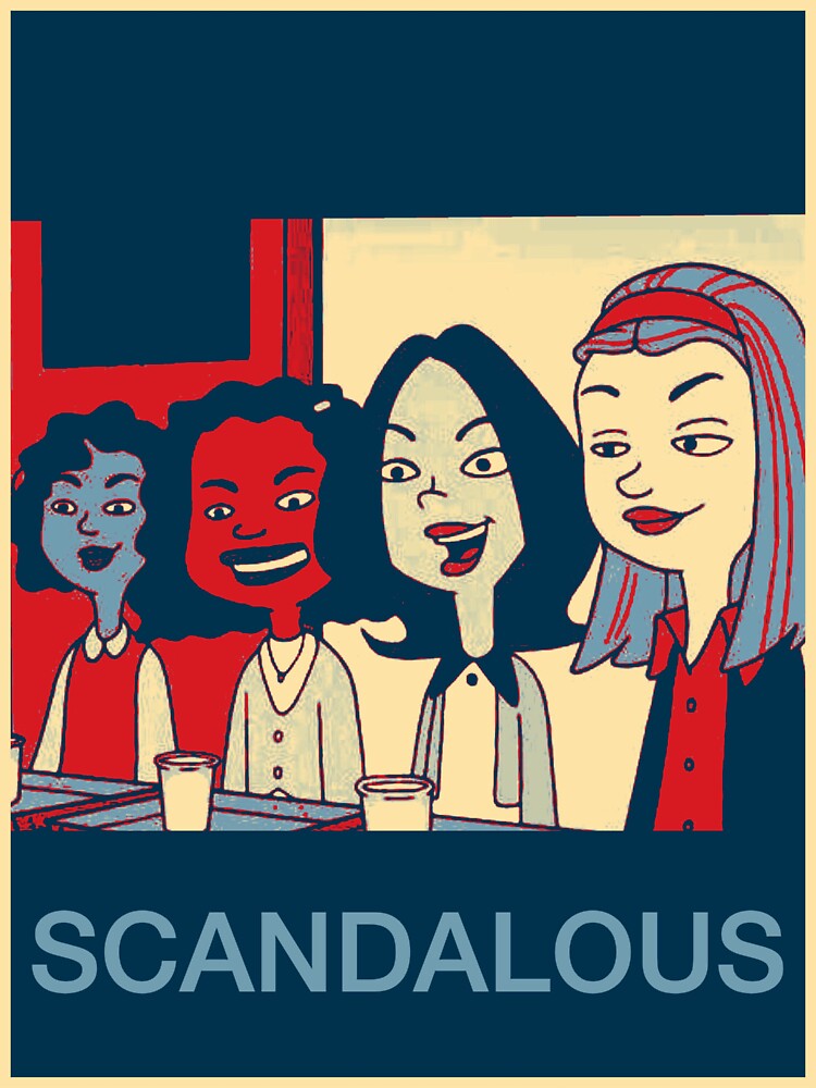 "Scandalous Ashley Rescess " Sticker for Sale by Lovecartoons121 ...