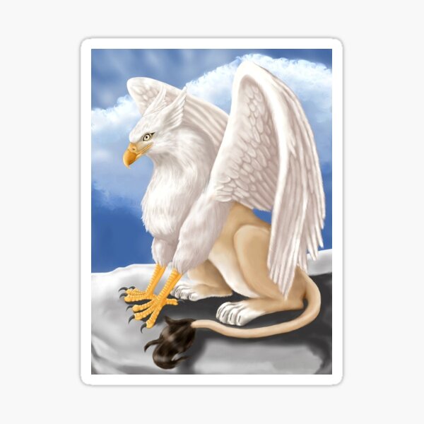 "Griffin" Sticker for Sale by StardreamArt | Redbubble