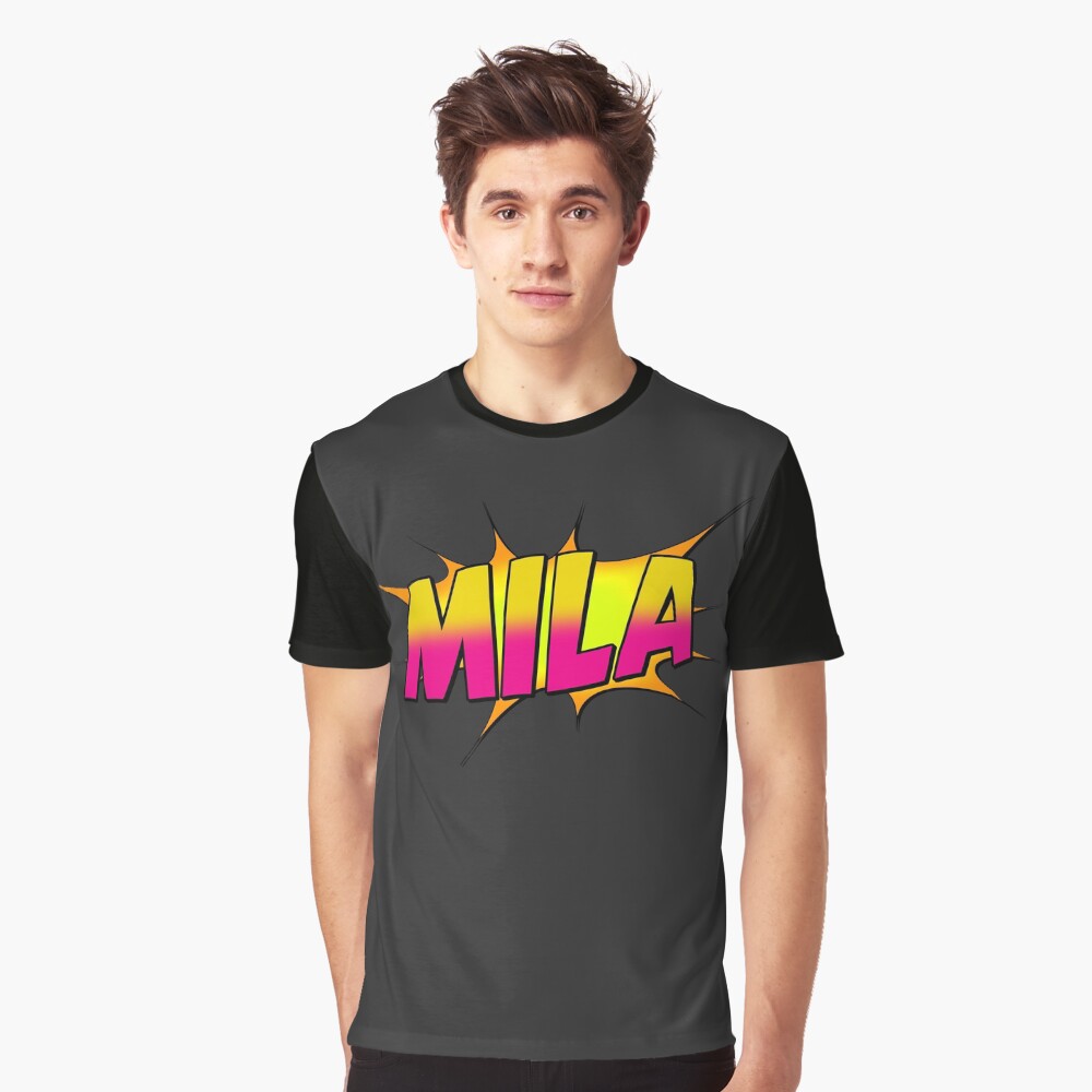 "Mila" Sticker for Sale by rogue-design | Redbubble