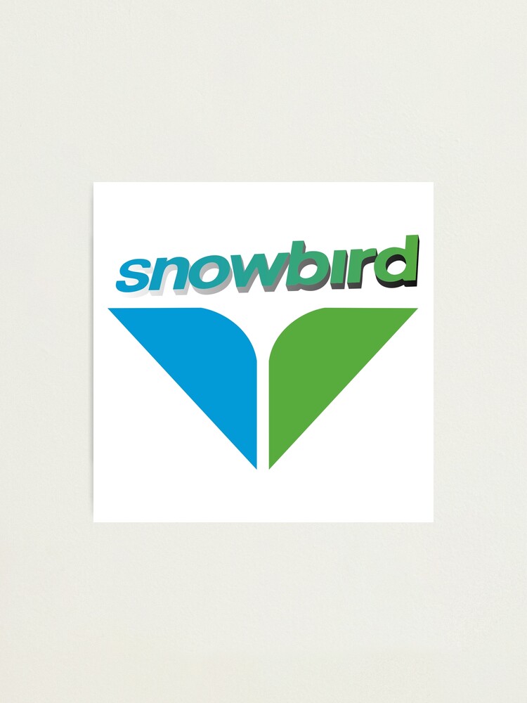 "Snowbird Logo" Photographic Print for Sale by plonings | Redbubble