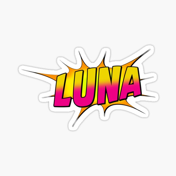 "Luna" Sticker by rogue-design | Redbubble