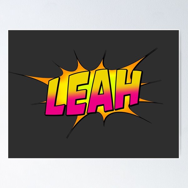 "Leah" Poster for Sale by rogue-design | Redbubble
