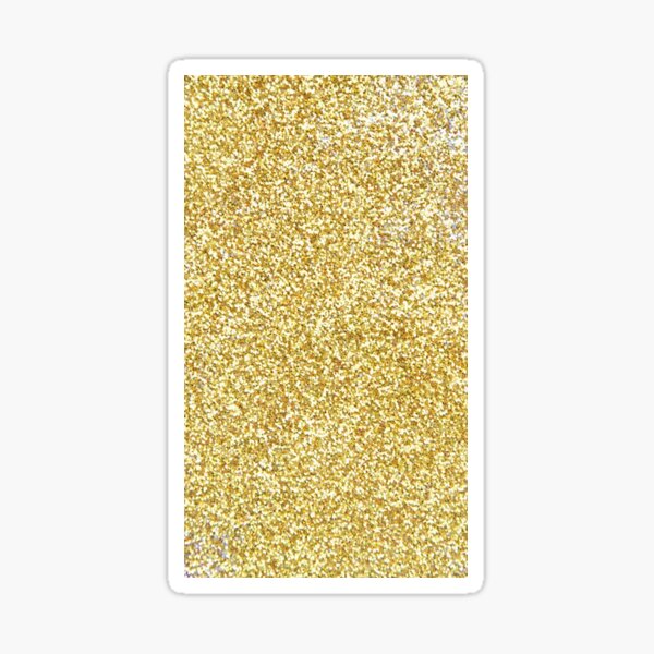 "Gold Glitter" Sticker by getthenight | Redbubble