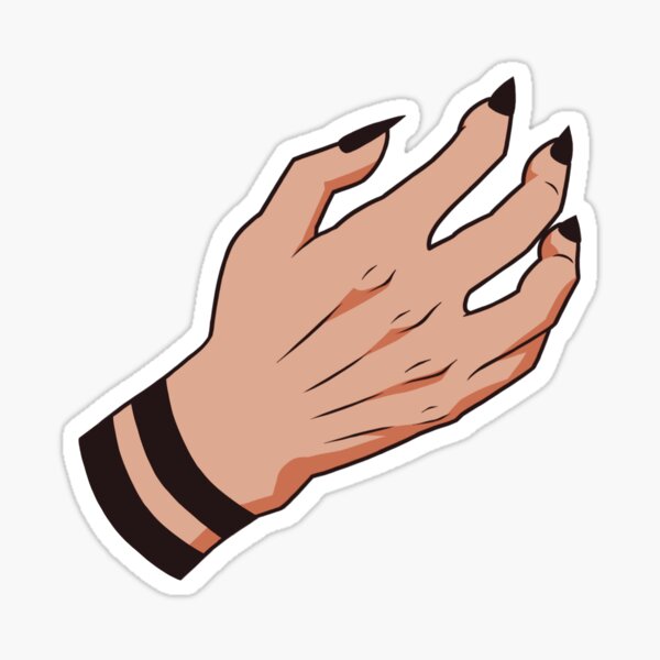 Pegatina «Mano de Sukuna» de kiikami | Redbubble