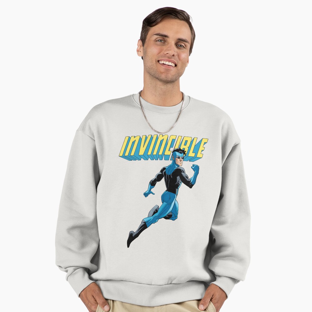 " Invincible Teenage Superhero" Sticker for Sale by miyakopny | Redbubble