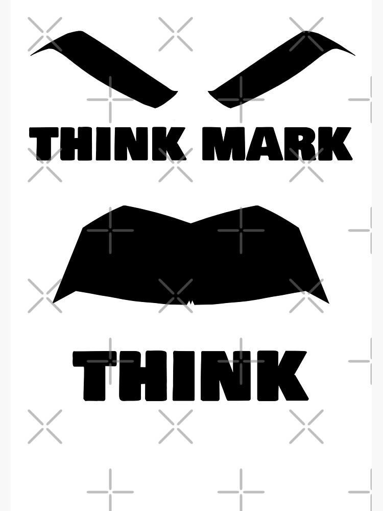 "Omni Man THINK MARK, THINK" Poster by CreaturesUK | Redbubble