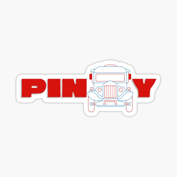 "Pinoy Jeepney Philippine Jeepney" Sticker for Sale by MyPrintCharming ...