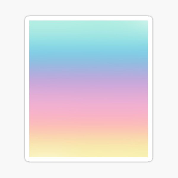 "aesthetic pastel color" Sticker by Krishangdavda | Redbubble