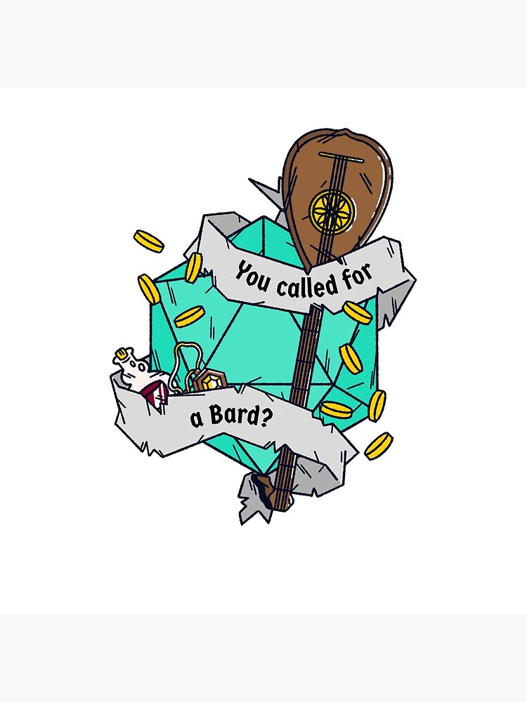 "Bard Class" Poster by TheGildedCastle | Redbubble