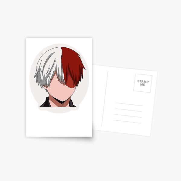 Shoto Todoroki Outline Postcard By Pxmmy Redbubble