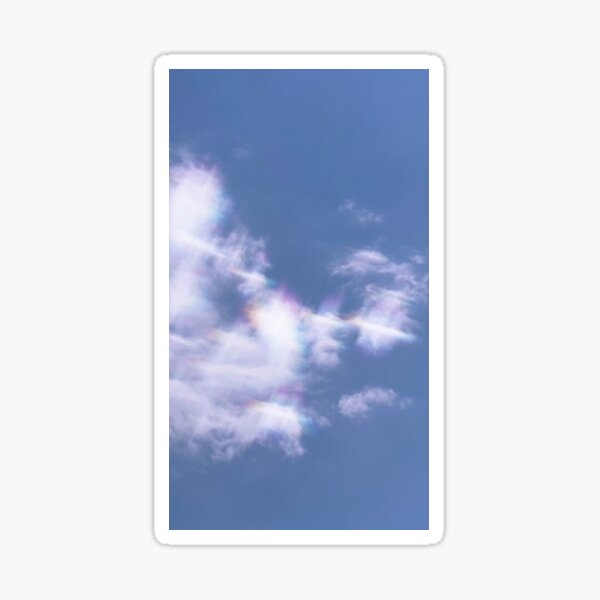 "Holographic Clouds Aesthetic" Sticker for Sale by Freshfroot | Redbubble